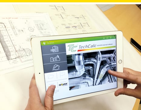 Thermische calculatietool voor technische isolatie TechCalc 2.0 |ISOVER